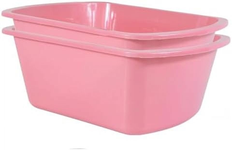 Wash Basins – Rectangular Plastic Hospital Bedside Soaking Tub [5 Pack ...