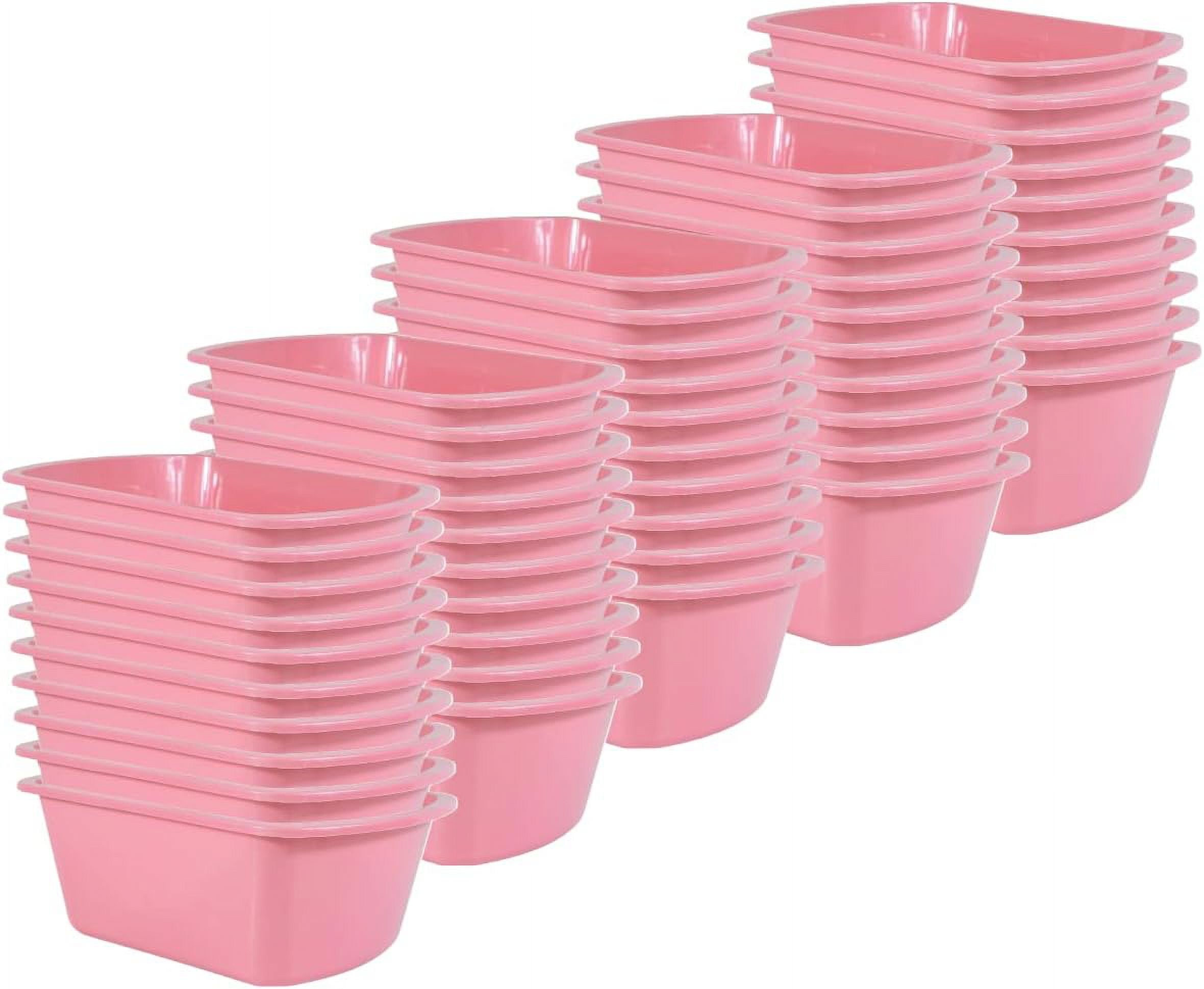 Wash Basins – Rectangular Plastic Hospital Bedside Soaking Tub [50 Pack ...