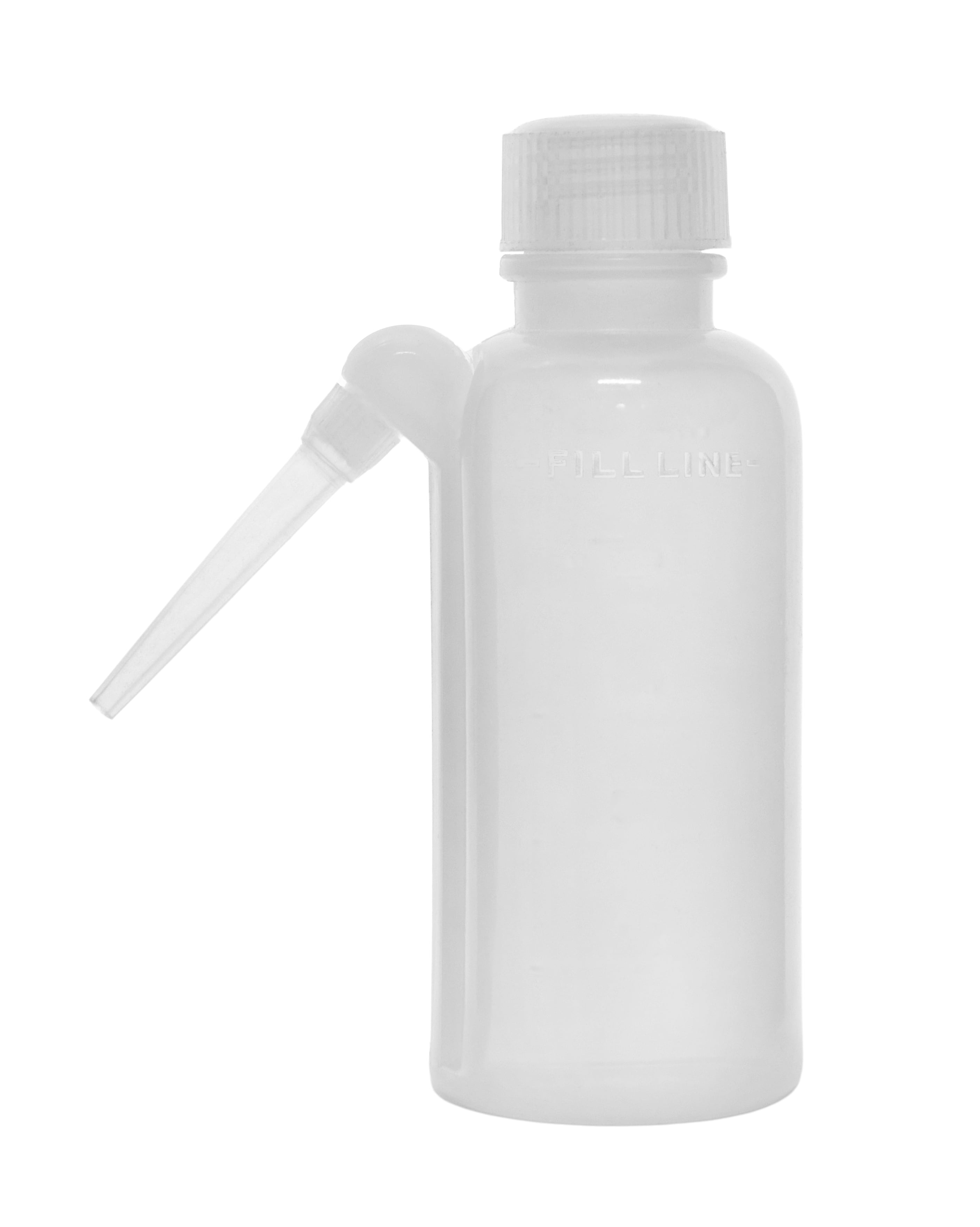 Wash Bottle, 125ml - Polyethylene - Translucent, Unbreakable - Screw ...