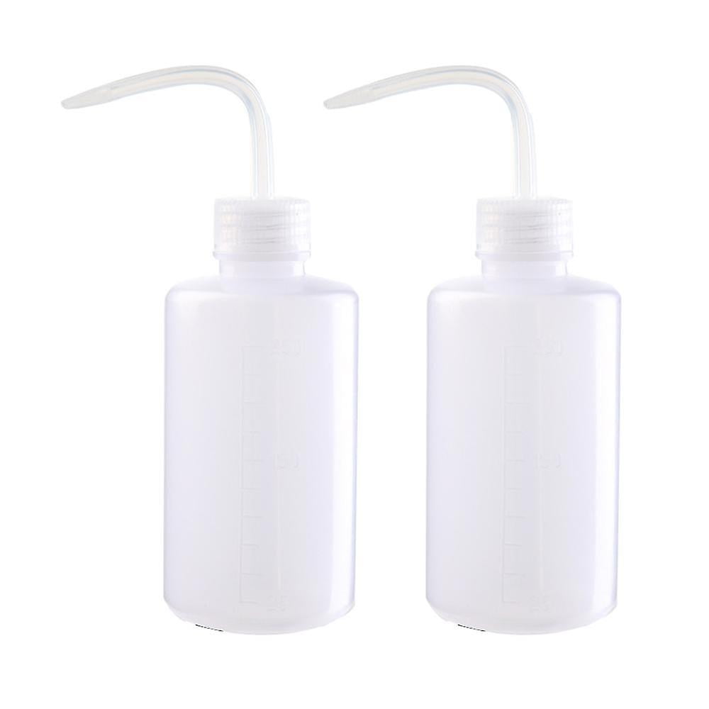 Wash Bottle 2pcs 250ml/500ml Safety Bottles Watering Tools, Economy Plastic Squeeze Bottle With ...