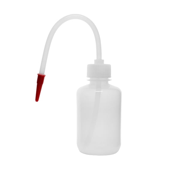Wash Bottle, 500ml - Polyethylene - Translucent, Unbreakable - Screw ...
