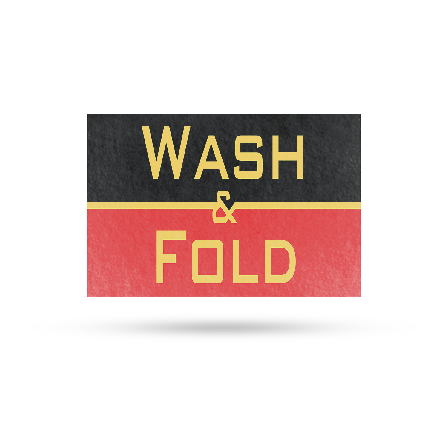 Wash and Fold Vinyl Decal 24 Inch x 36 Inch Weatherproof Heavy-Duty ...