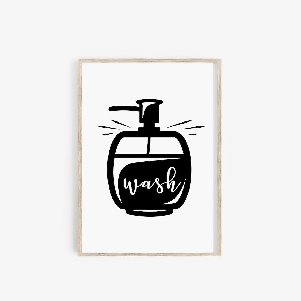 Wash Hands Sign, Bathroom Rules Printable, Bathroom Sign Wall Decor ...
