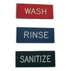 Wash, Rinse, Sanitize Signs 5"x7" (3 signs) - Walmart.com