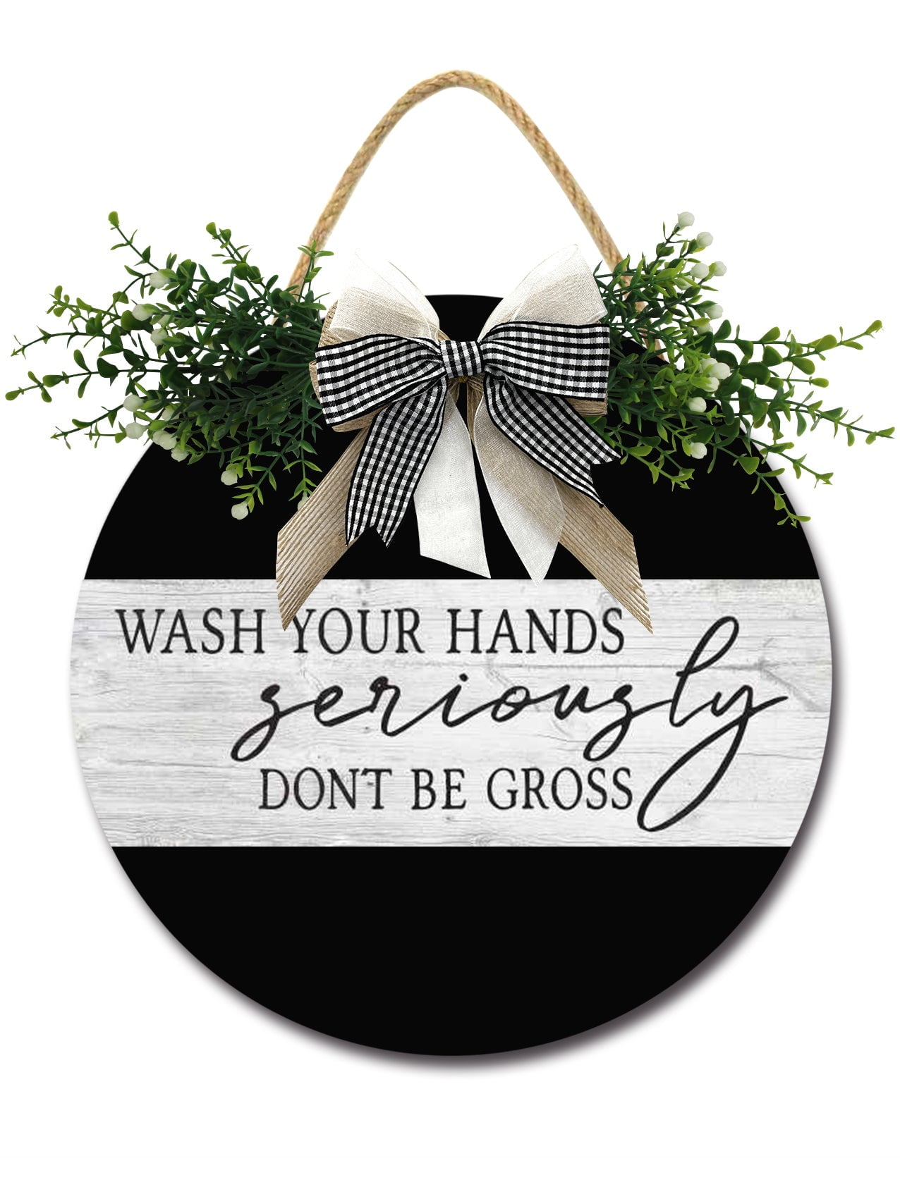 Wash Your Hands, Seriously Don't Be Gross Sign Farmhouse Wood Sign ...