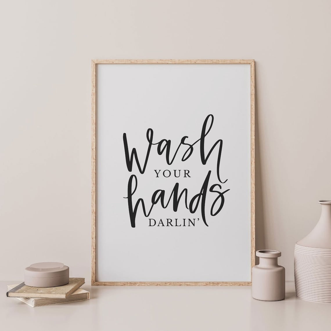 Wash Your S Wall Art Washroom Bathroom Signblack And White Quote Poster ...