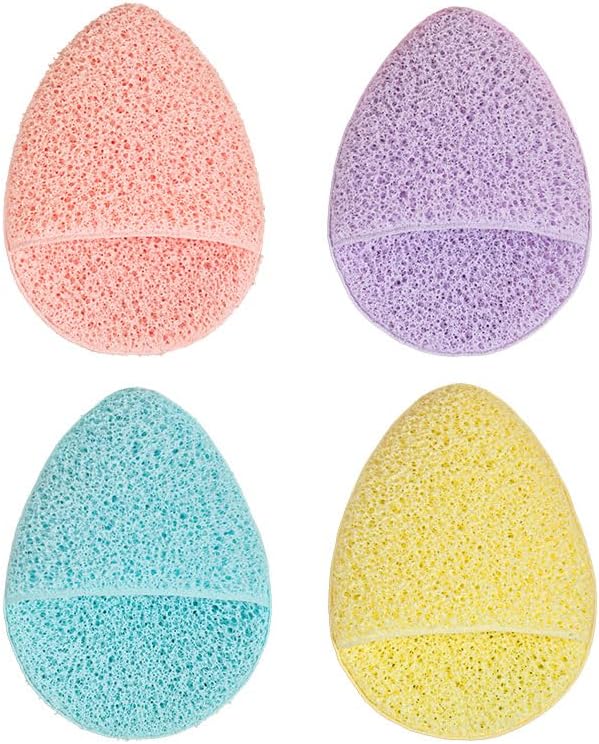 Wash face puff, rub face towel, glove style cleansing sponge, cleaning ...