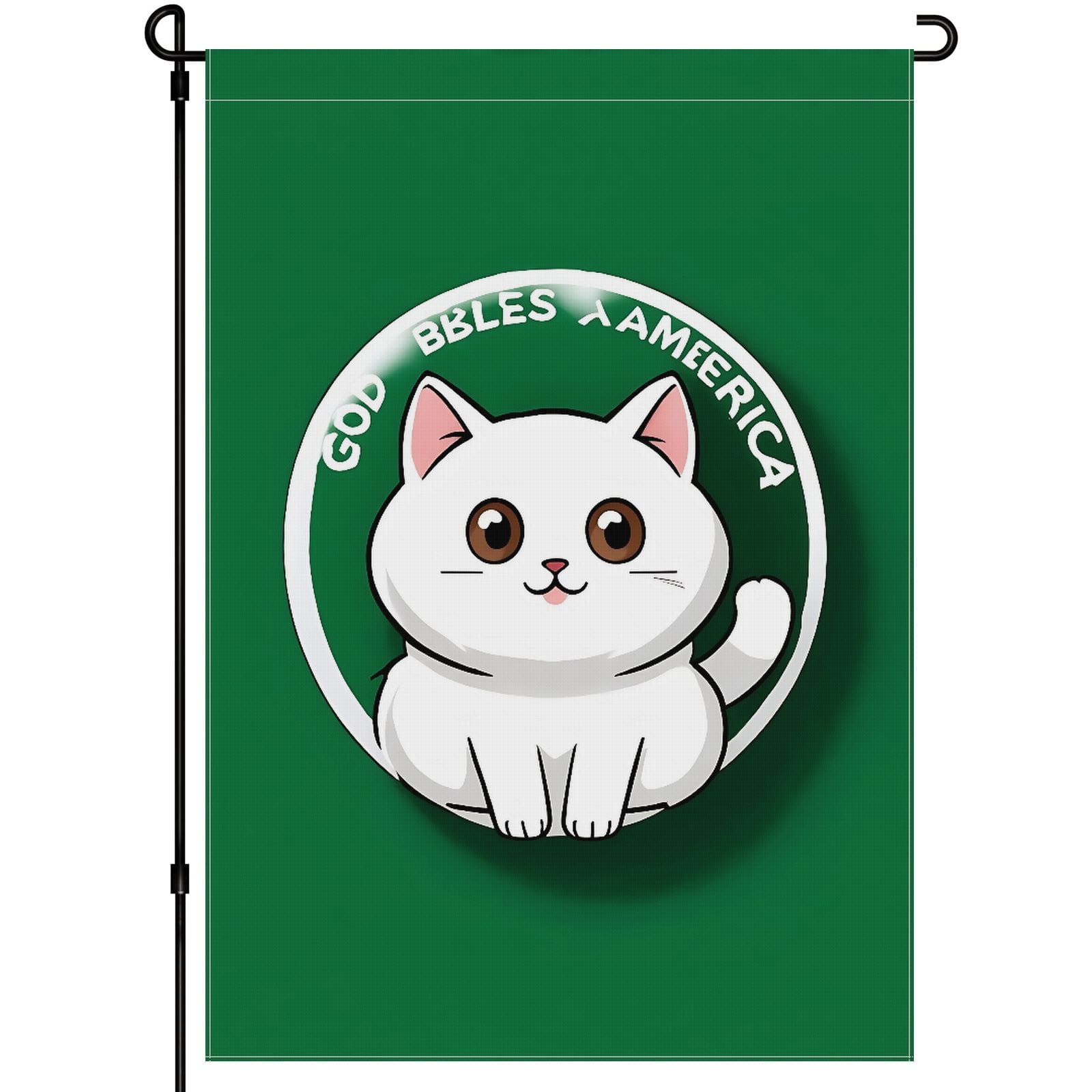 Washable Cat Decoration Outdoor Garden Flag for Outdoor Front Door Yard ...