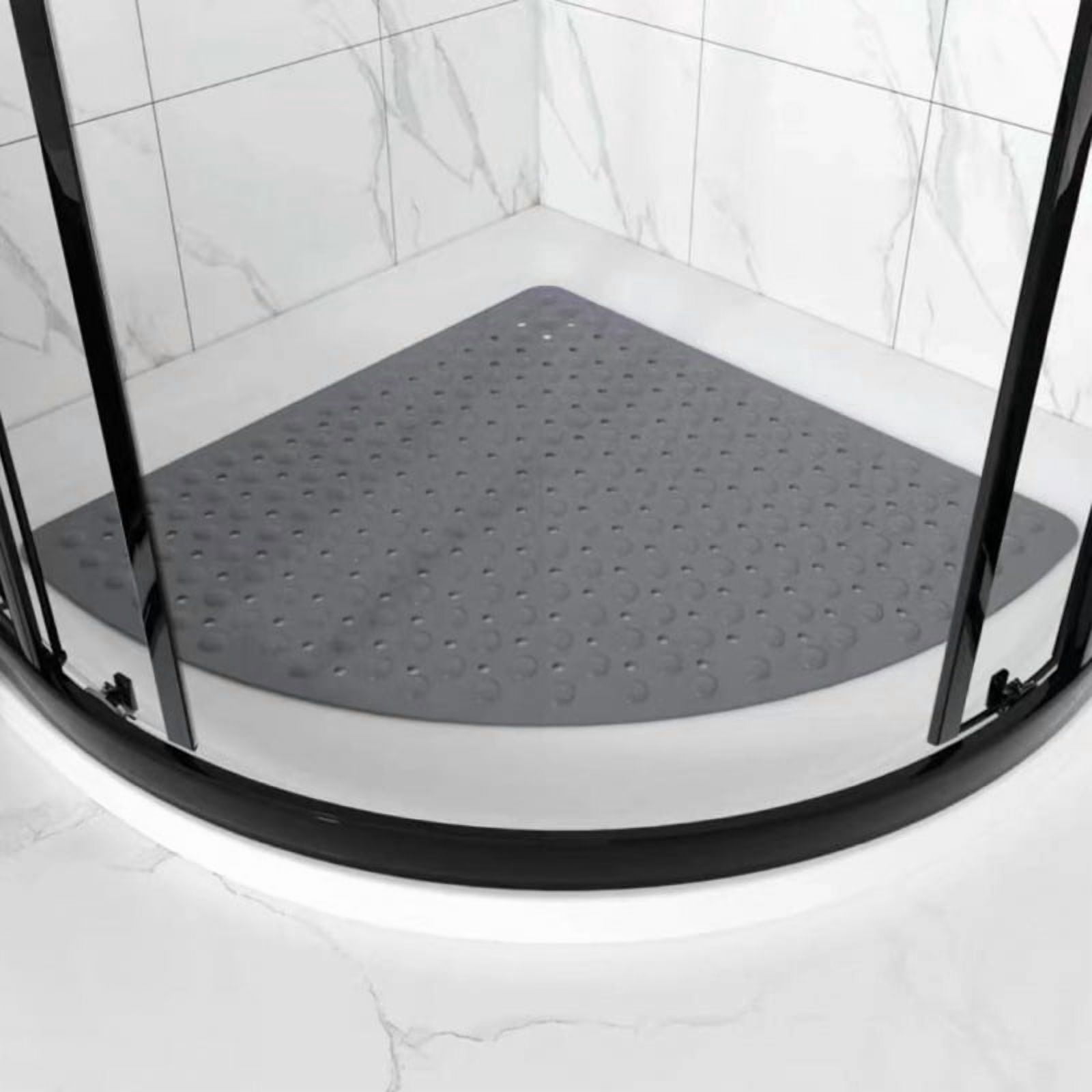 Washable Corner Shower Carpet Non-Slip Bathroom Corner Mats Shower Mat ...