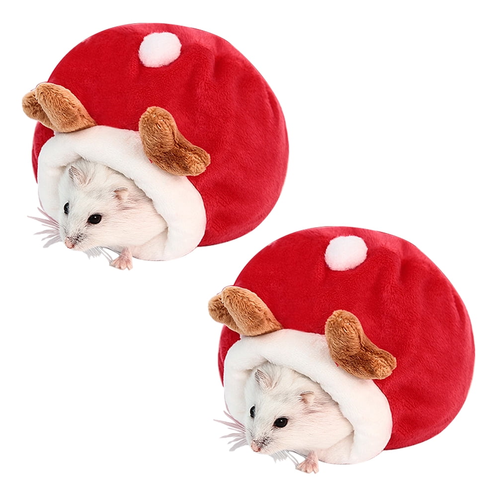 Washable Critter Tent Bed Small Animals Warm Cave Bed Cozy Cage Hideout ...