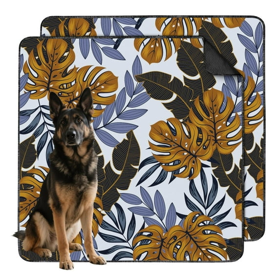 Washable Dog Crate Pads Hawaiian Theme, Reusable Non-Skid Pee Pad for ...
