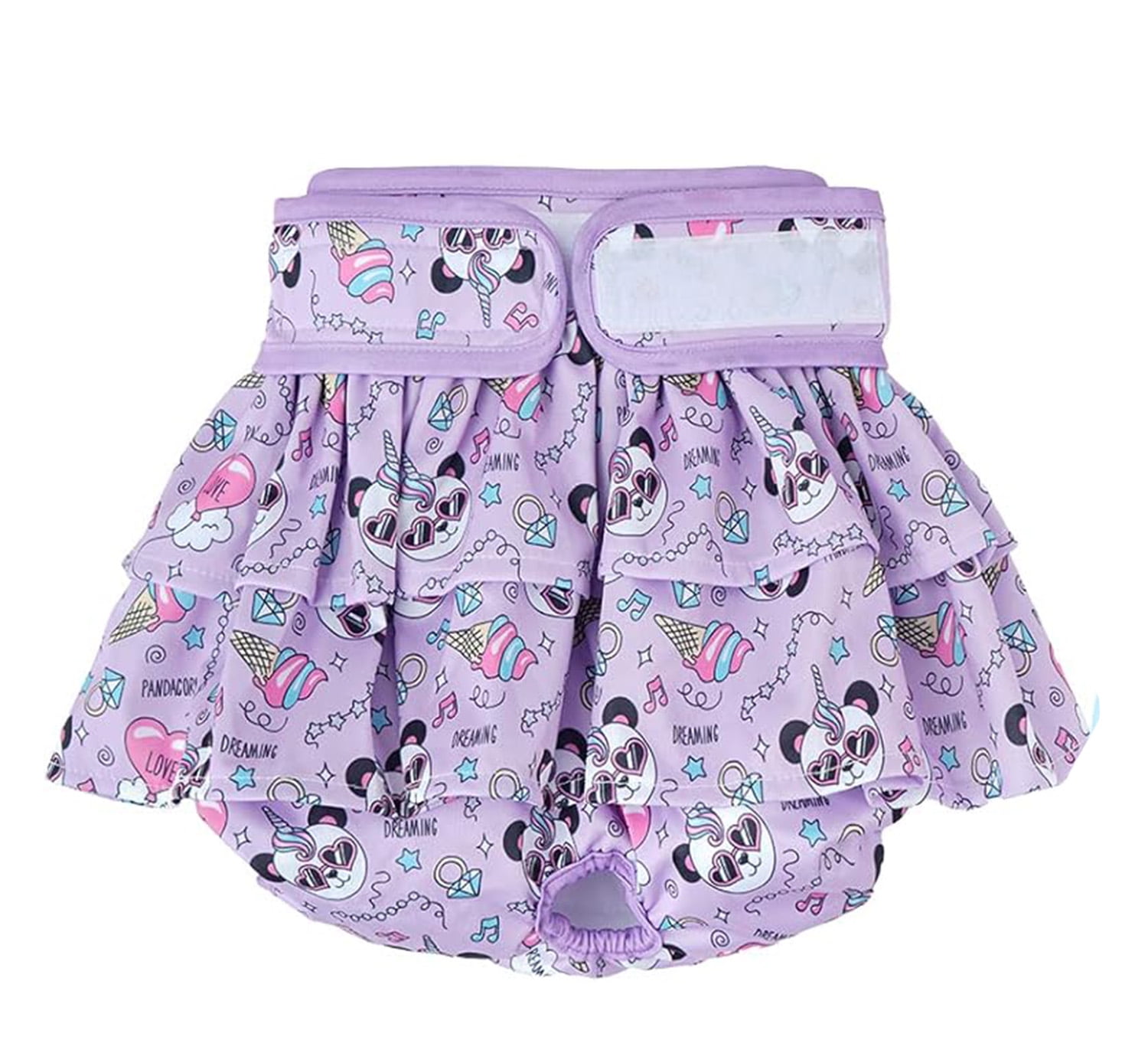 Washable Dog Diapers Female, 1Pack Premium Reusable Doggie Diapers，High ...