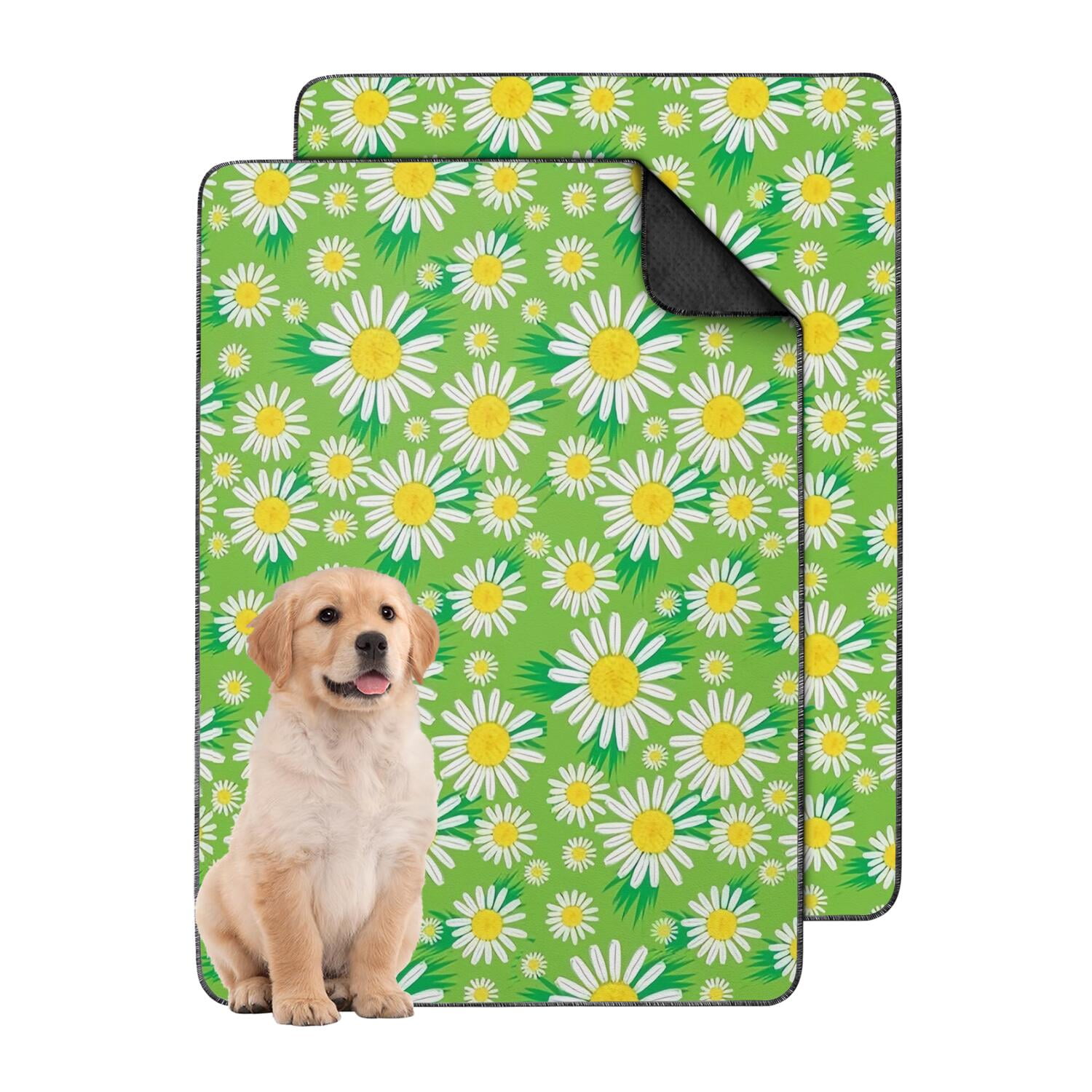 Washable Dog Pads 24x35 Inch 2-Pack, Reusable Puppy Potty Training Pads ...