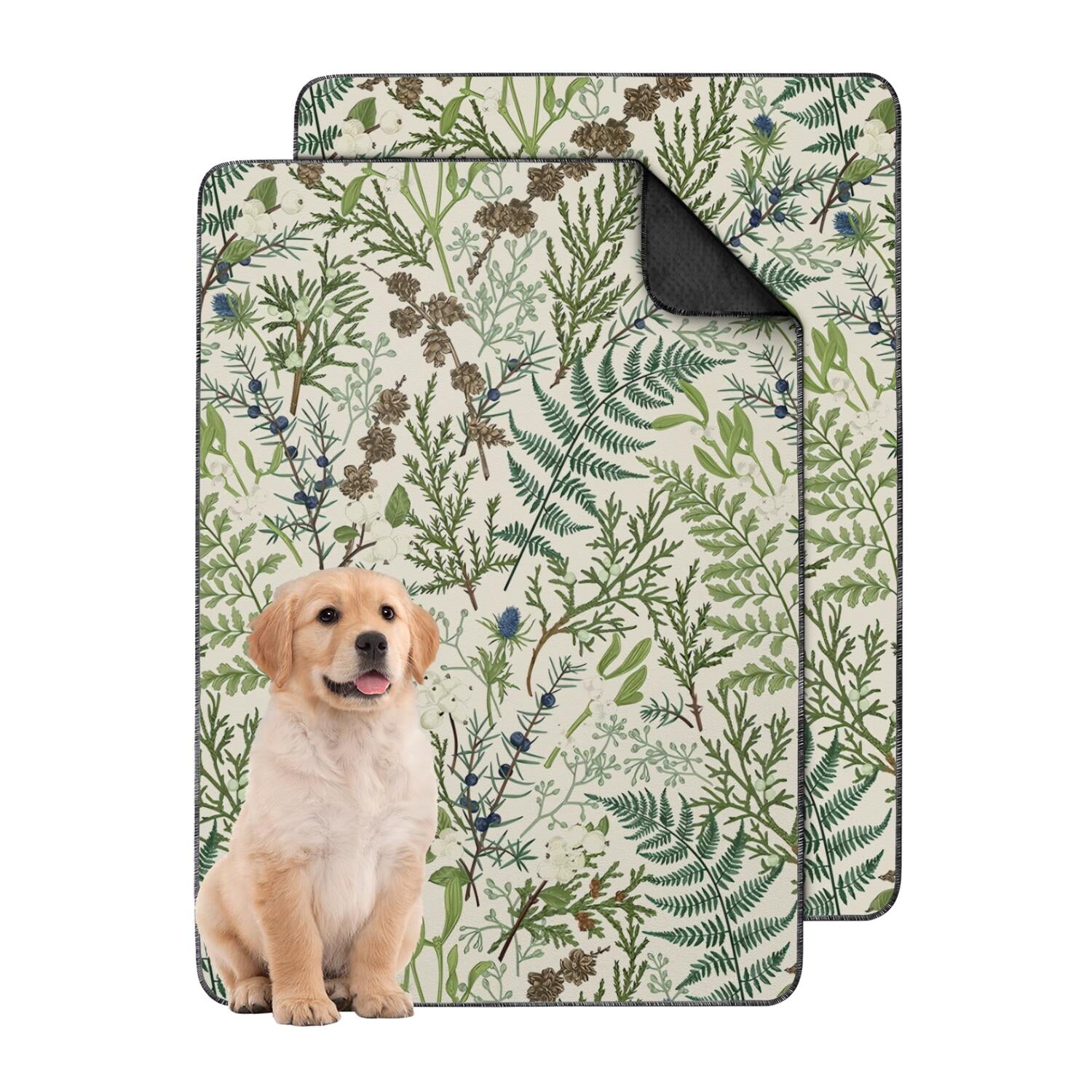 Washable Dog Relief Pads 24x35 Inch 2-Pack, Super Absorbent Reusable ...