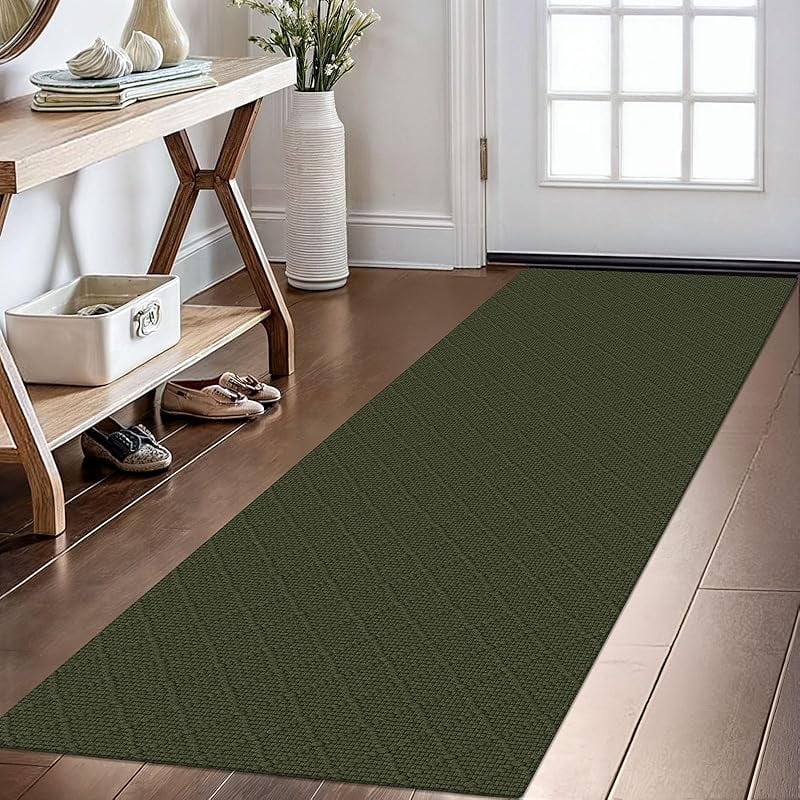 Washable Entryway Rug 3x5 Ft Area Rugs Cotton Rubber Backed Throw Rugs ...