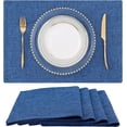 Washable Farmhouse Style Polyester Placemats, Versatile Indoor Outdoor ...
