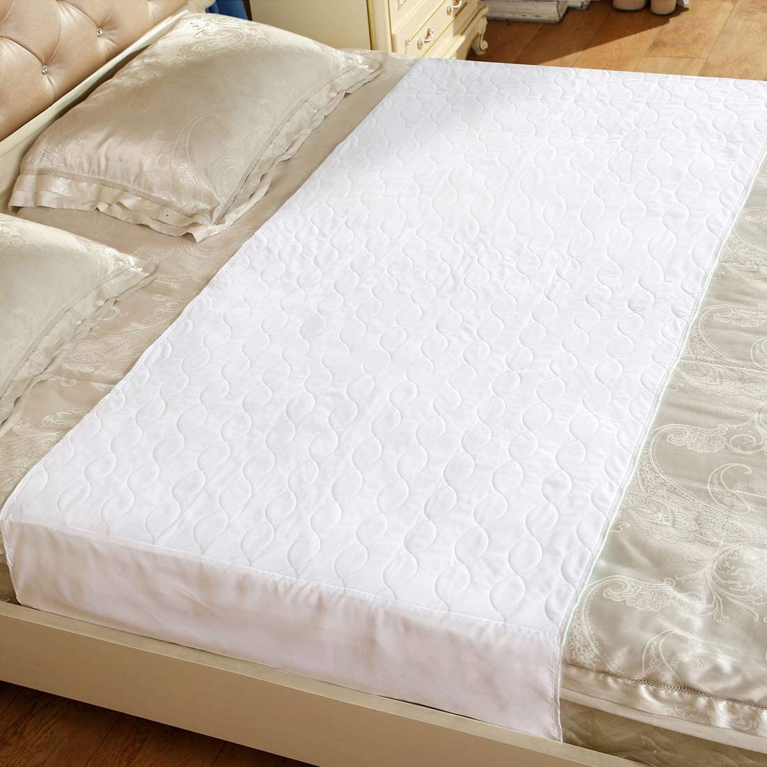 Washable Incontinence Bed Pad with Tucks - 34 x 52 Inches Waterproof ...