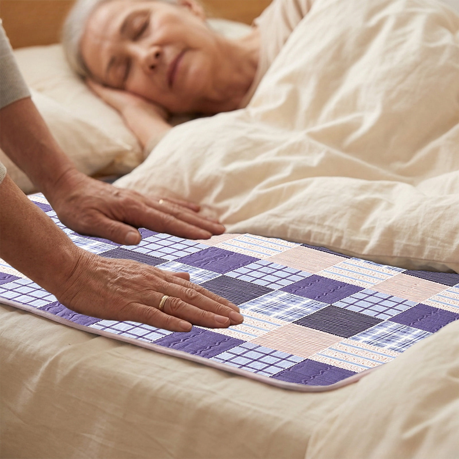 Washable Non-Slip Waterproof Incontinence Pad for Adults and Seniors ...