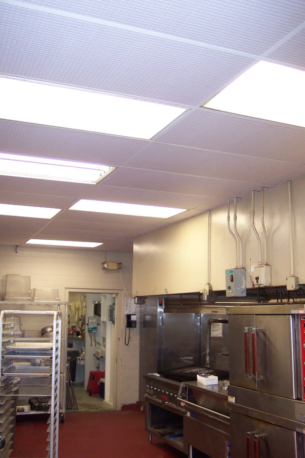 Washable PVC Ceiling Tiles - EcoTile Techno 2' x 4' White Carton of 10 ...