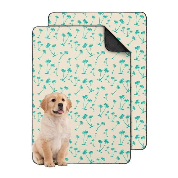 Washable Pee Pads for Dogs with Stylish Hawaiian Plant Patterns ...