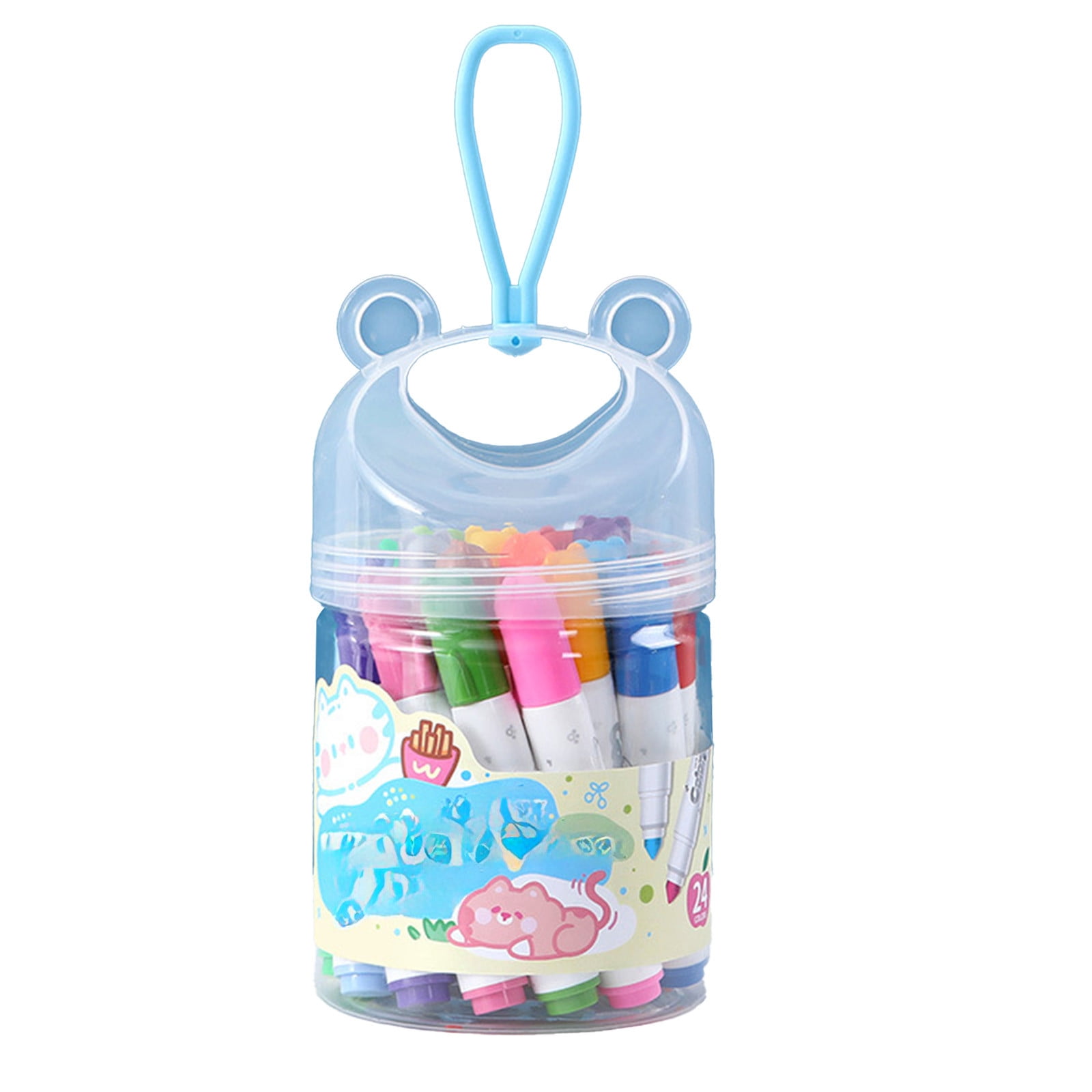 Washable Pencils Set With Durable Tips And Sealed Caps, Portable ...