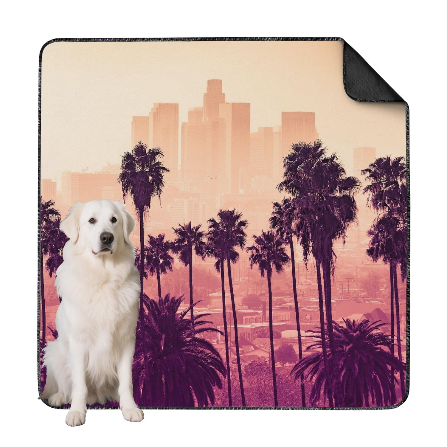 Washable Pet Pee Pads Reusable with Tropical Theme, Absorbent Dog Pee ...