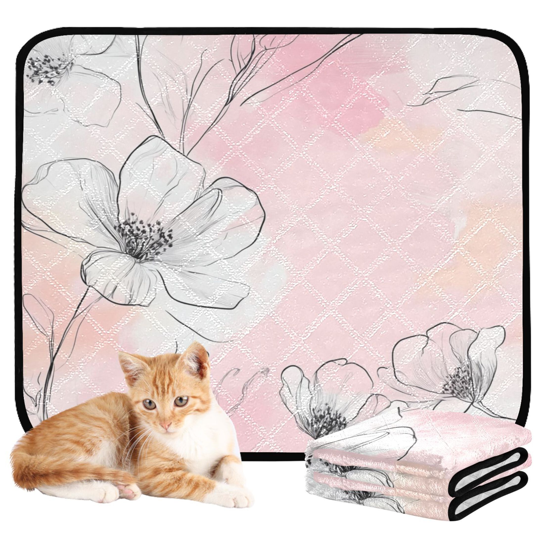 Washable Pet Pee Pads with Super Absorbent Reusable Training Pads for ...