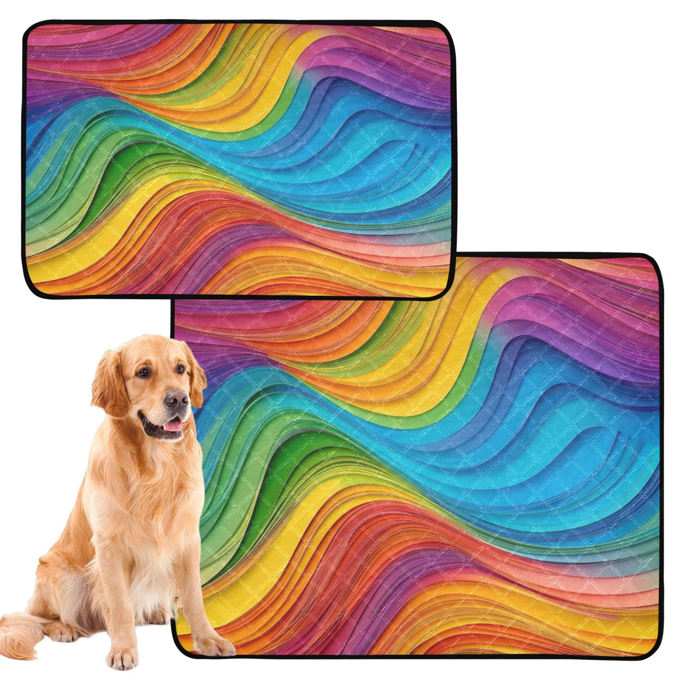 Washable Pet Pee Pads with Super Absorbent Reusable Training Pads for ...