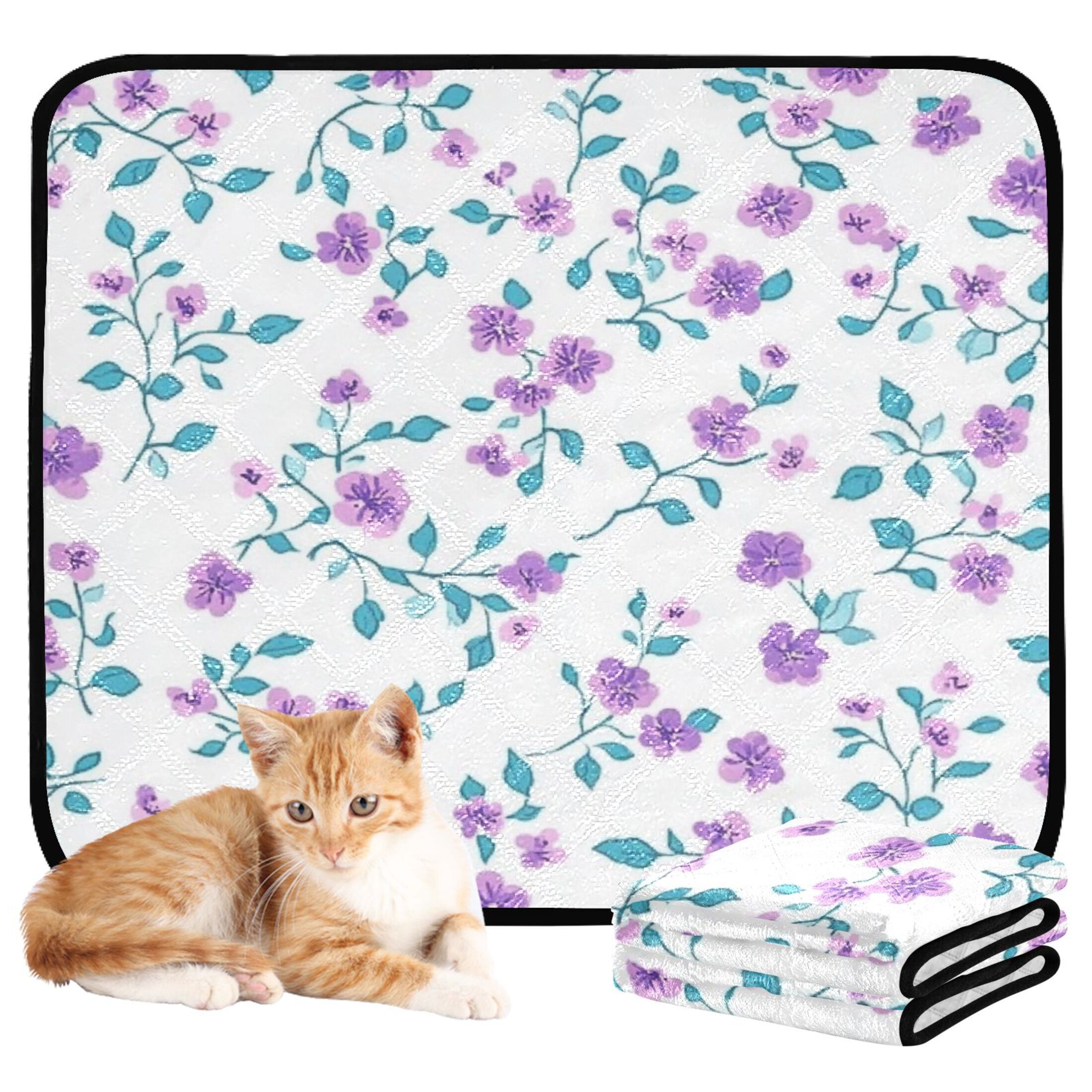 Washable Pet Pee Pads with Super Absorbent Reusable Training Pads for ...
