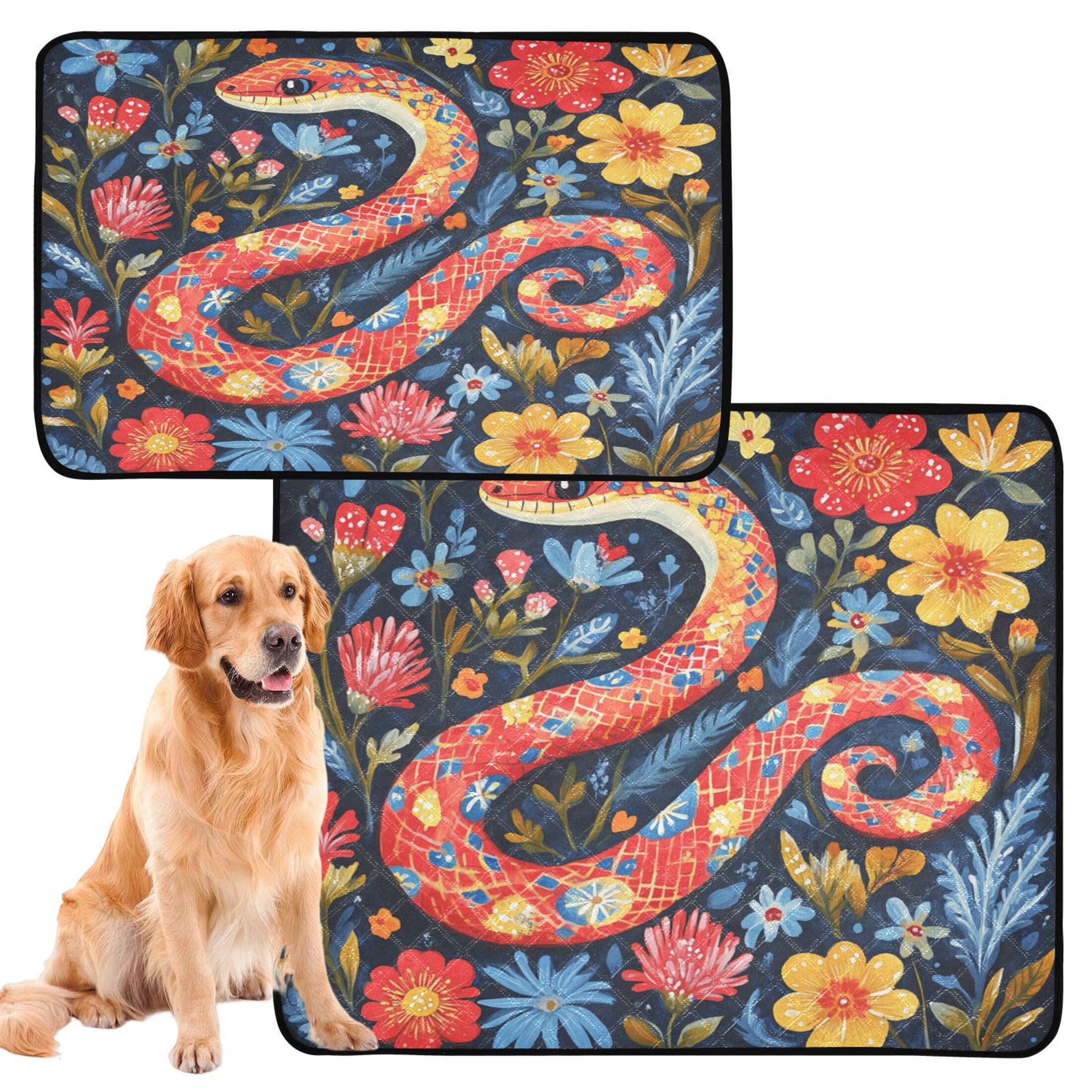 Washable Pet Pee Pads with Super Absorbent Reusable Training Pads for ...
