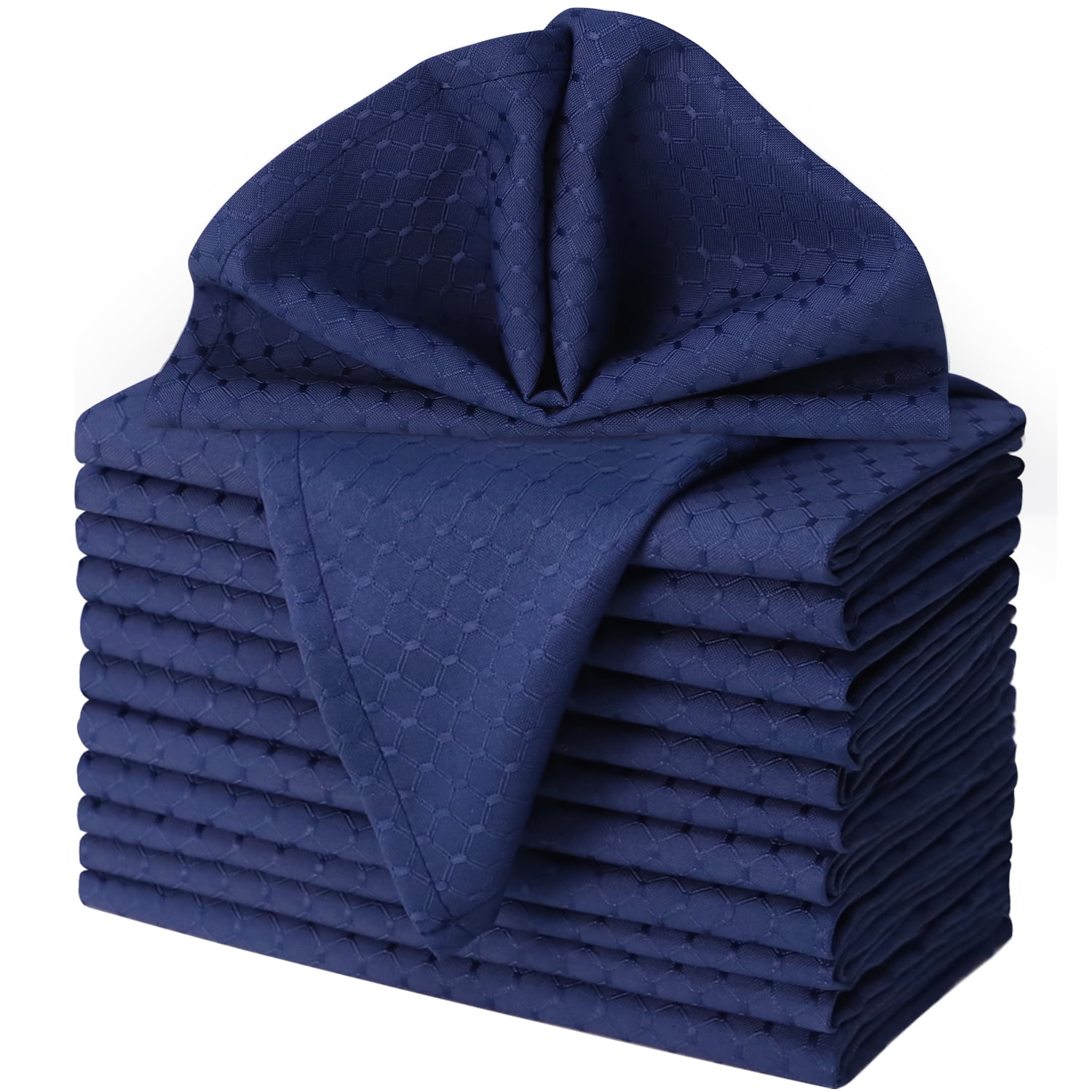 Washable Polyester Napkins Elegant Waffle Woven Cloth Dinner Table ...