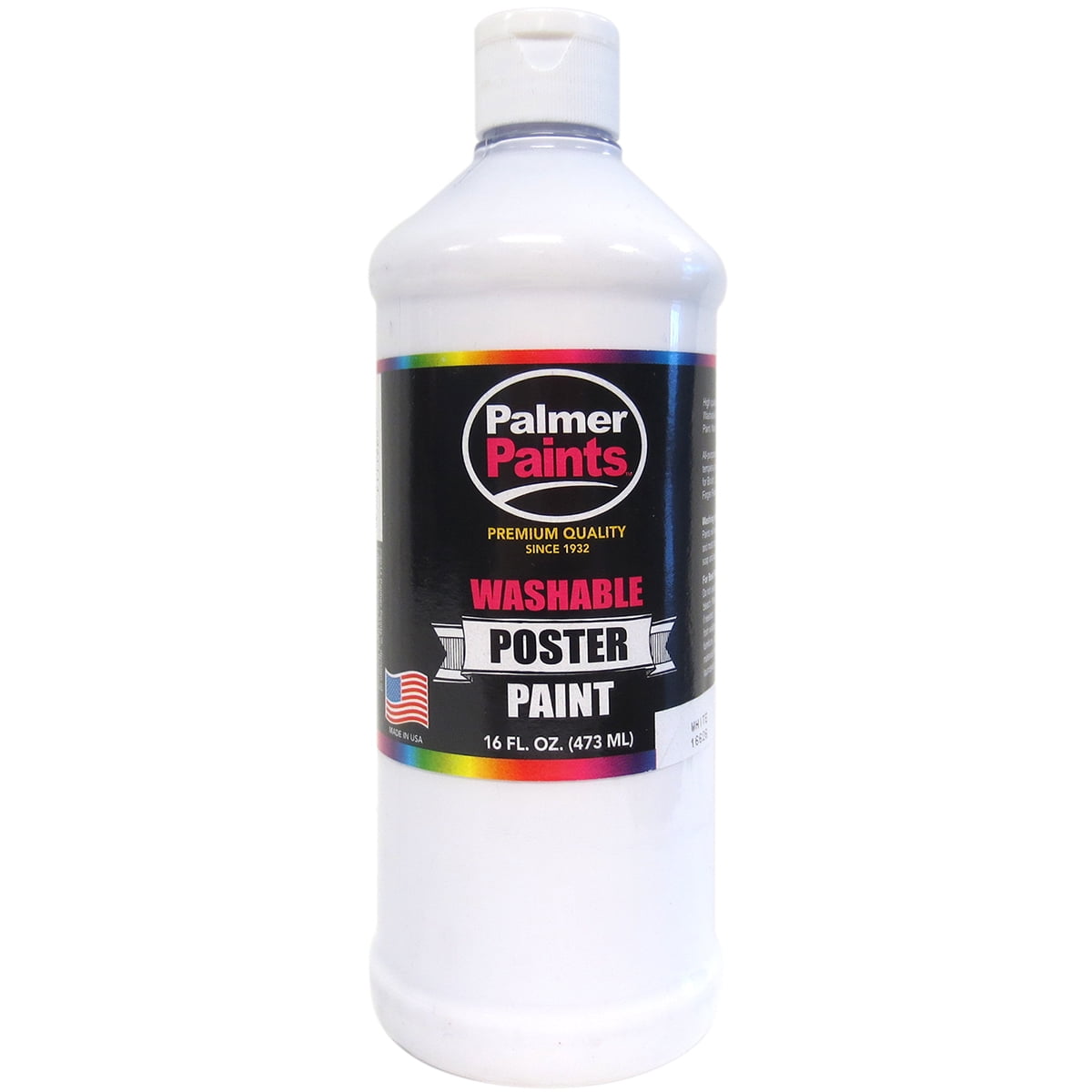 Washable Poster Paint 16oz-White, Pk 3, Palmer - Walmart.com