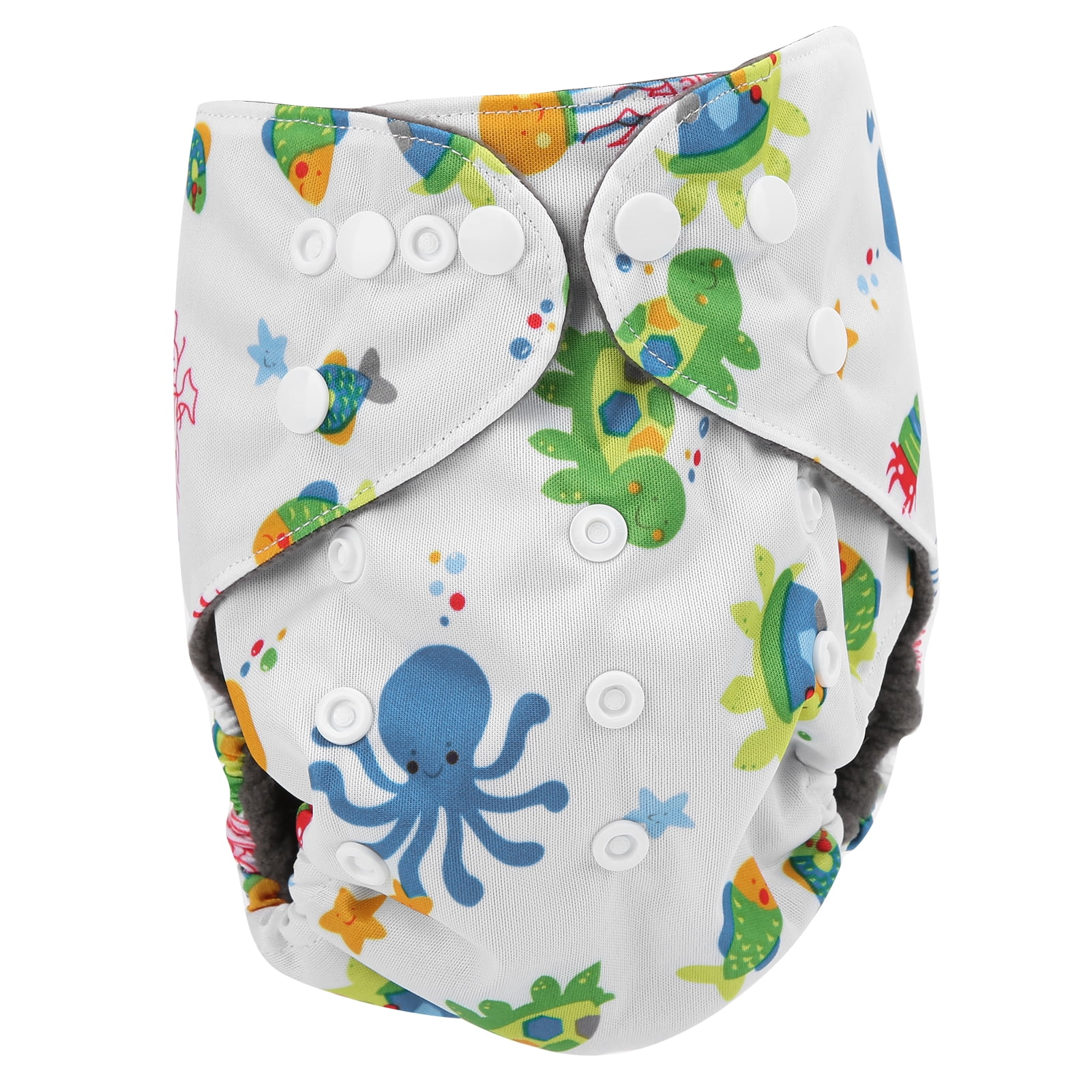 Washable Reusable Baby Cloth Diapers with Double Rows of Snaps ...