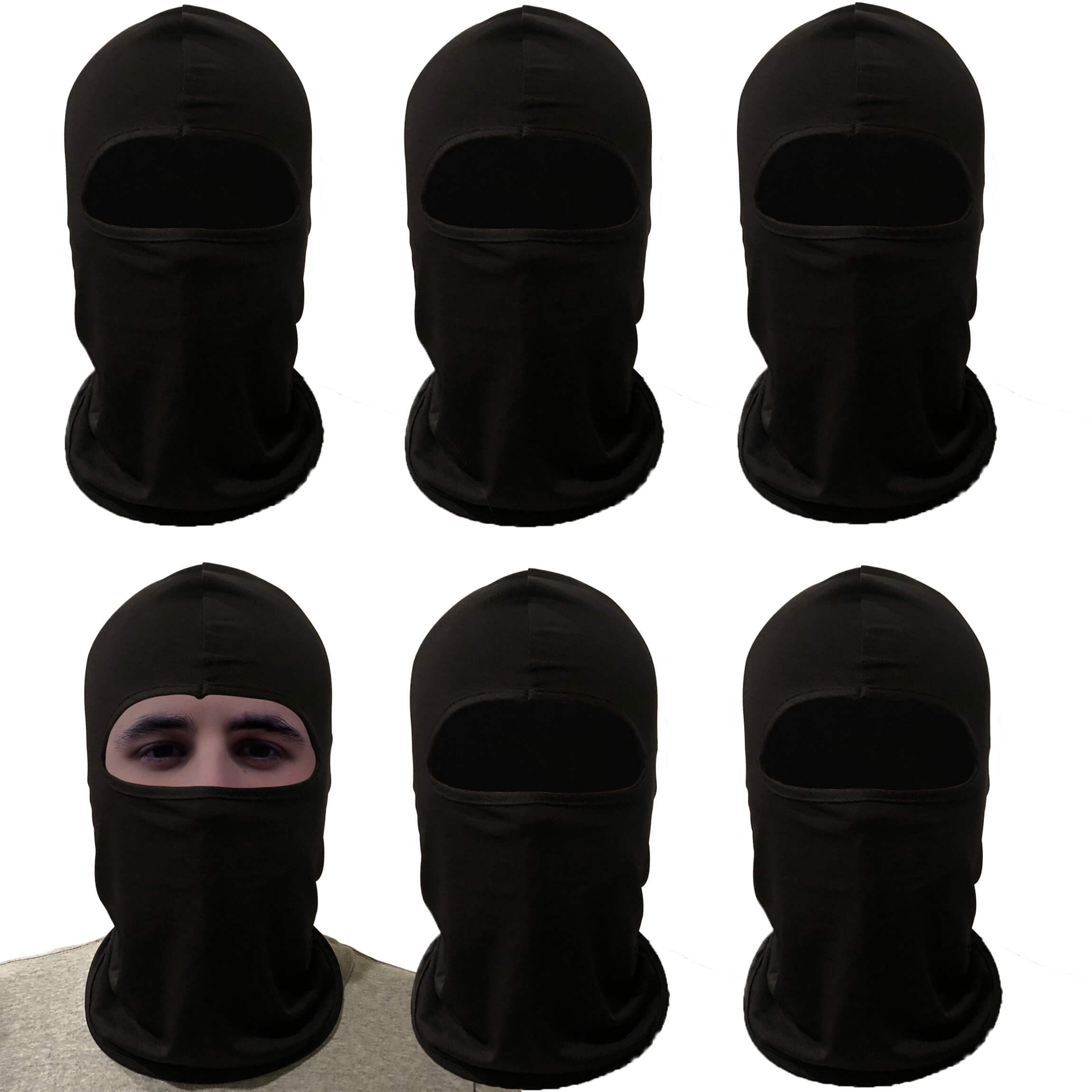Washable & Reusable Balaclava face, head, and neck cover for Men ...