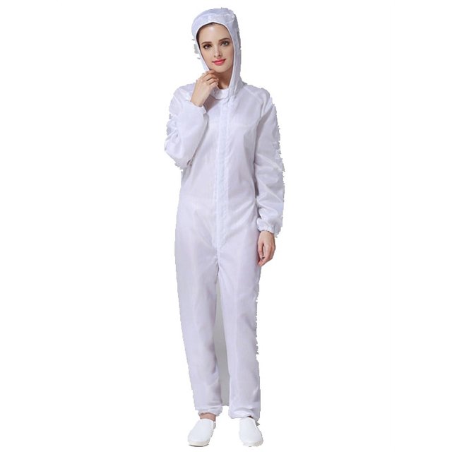 Washable Reusable Hood Coverall Suit One-piece Isolation Gown Suit ...