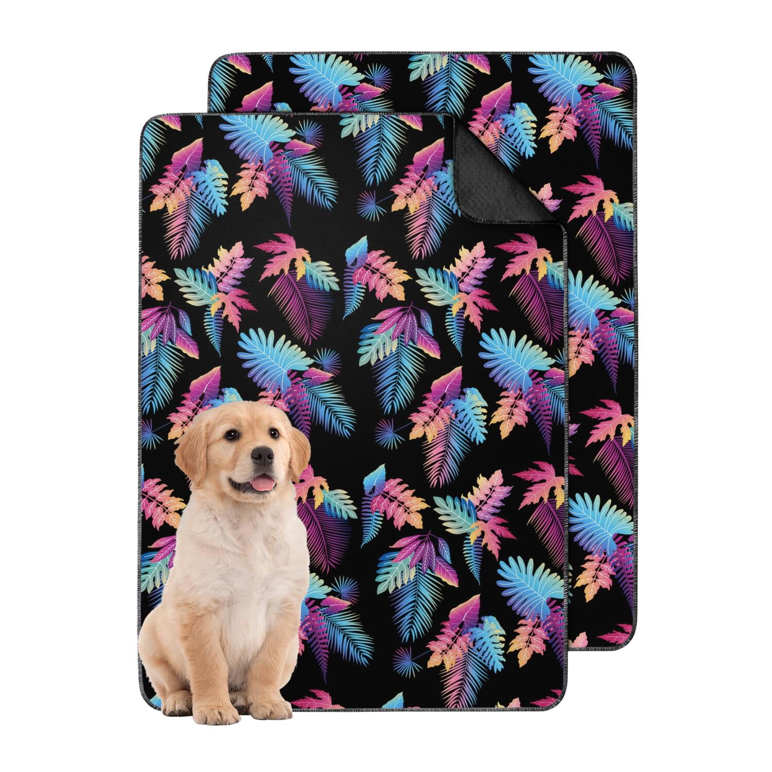 Washable and Reusable Potty Pads for Indoor Dogs, Thick Absorbent Layer ...