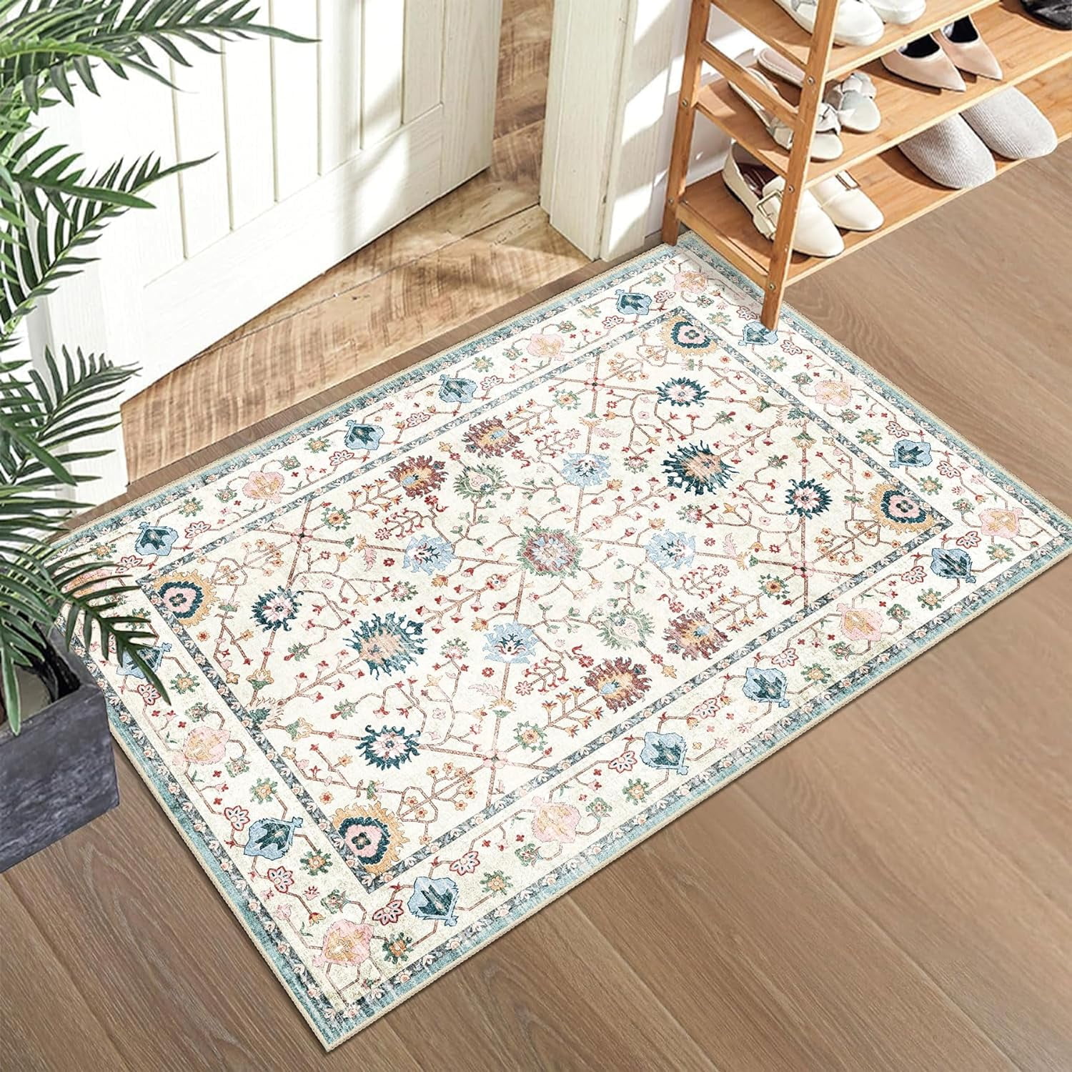 Washable Rug Small Area Rugs for Bathroom Entryway Entry Entrance ...