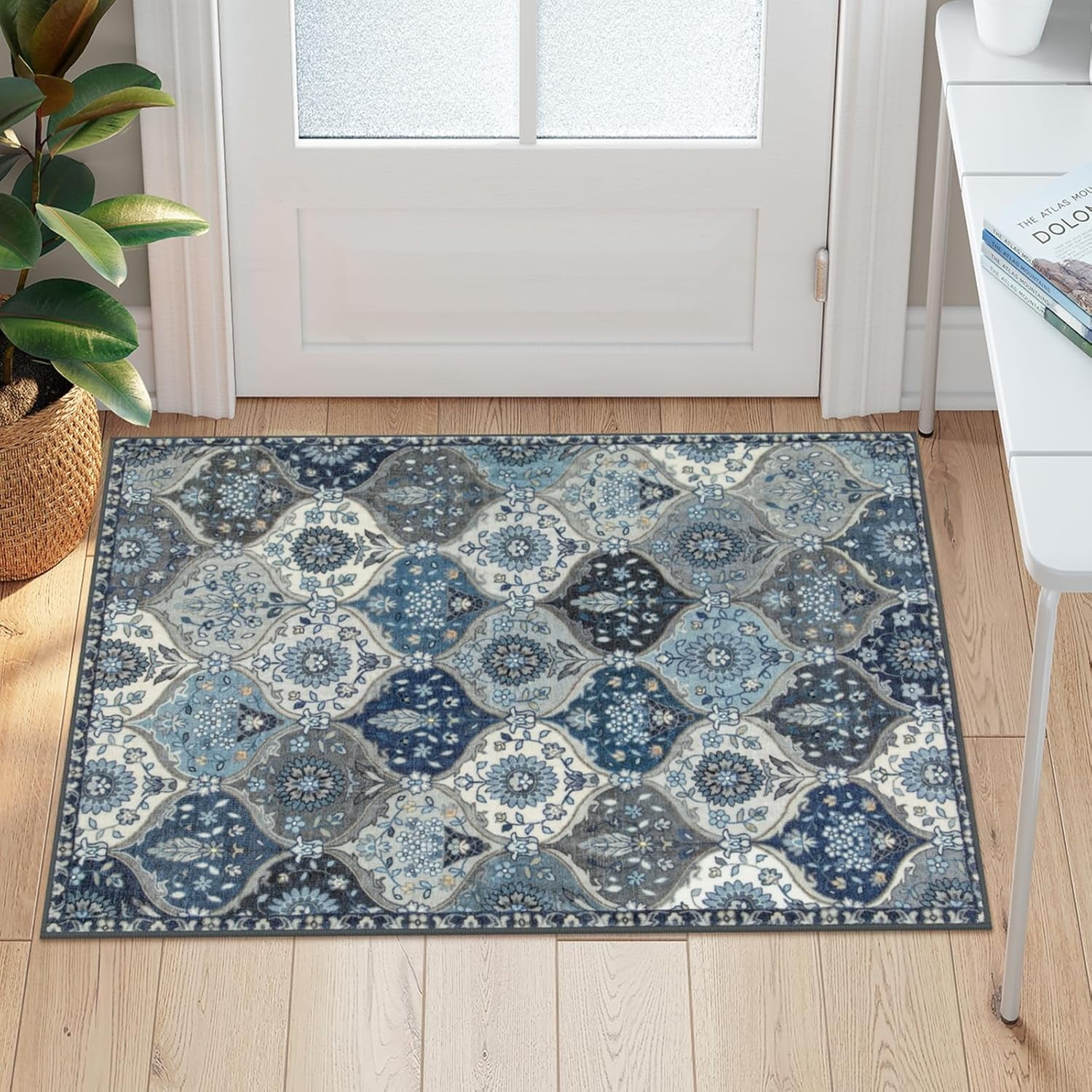 Washable Rugs for Entryway, 2x4 Rug Soft Kitchen Rugs Non Slip Washable ...
