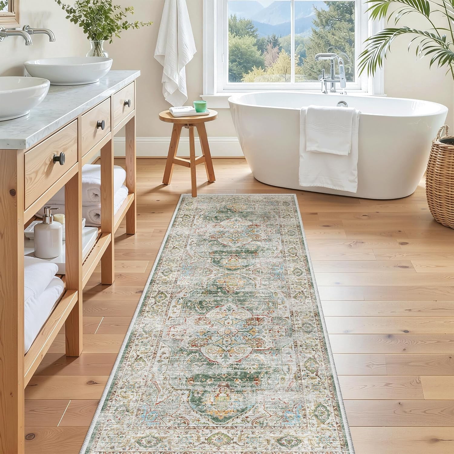 Washable Runner Rug - 2x6 Rug Runners for Hallways 6 Feet Non Slip ...
