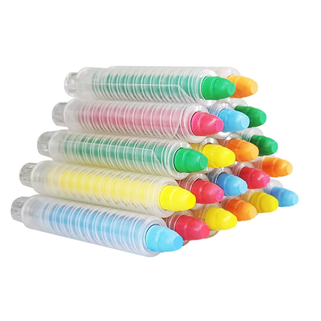 Washable Sidewalk Chalks Dust Free Solid Water Chalk Jumbos Chalk for ...