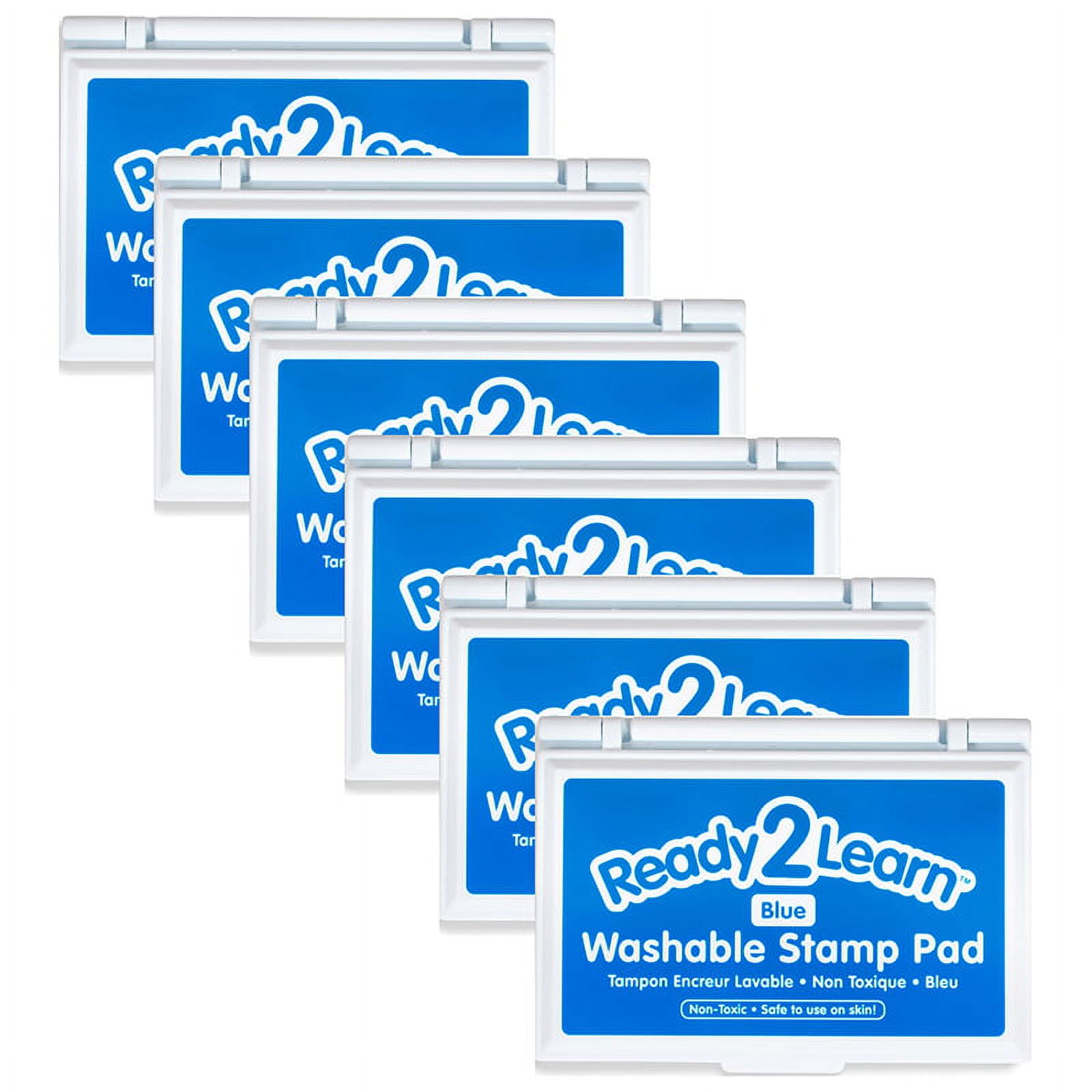 Washable Stamp Pad - Blue - Pack of 6 - Walmart.com