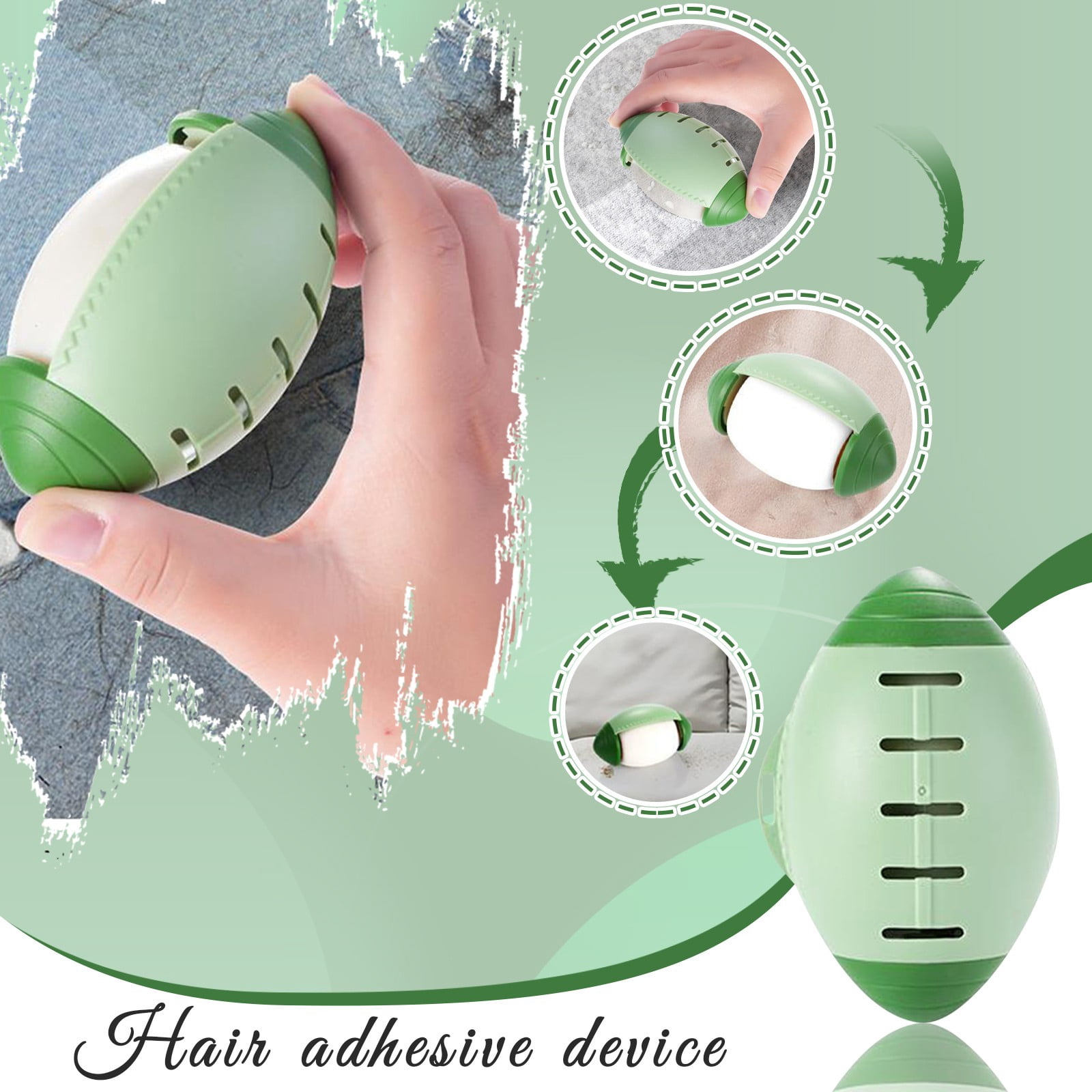 Washable Sticky Hair Roller Home Sticky Portable Trial Clothes Dehair ...