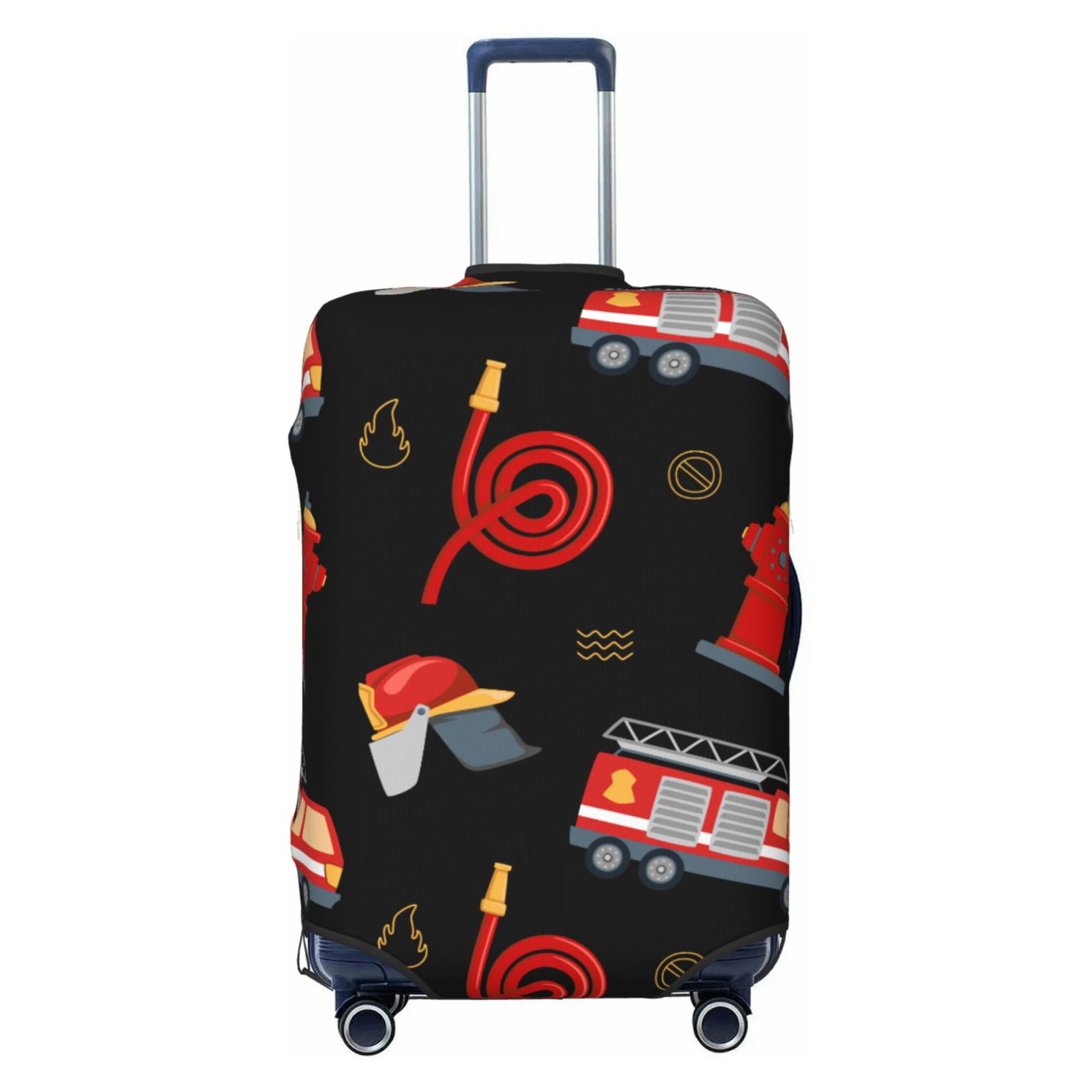 Washable Stretch Polyester Luggage Cover Fits 18-32 Inch Suitcases ...