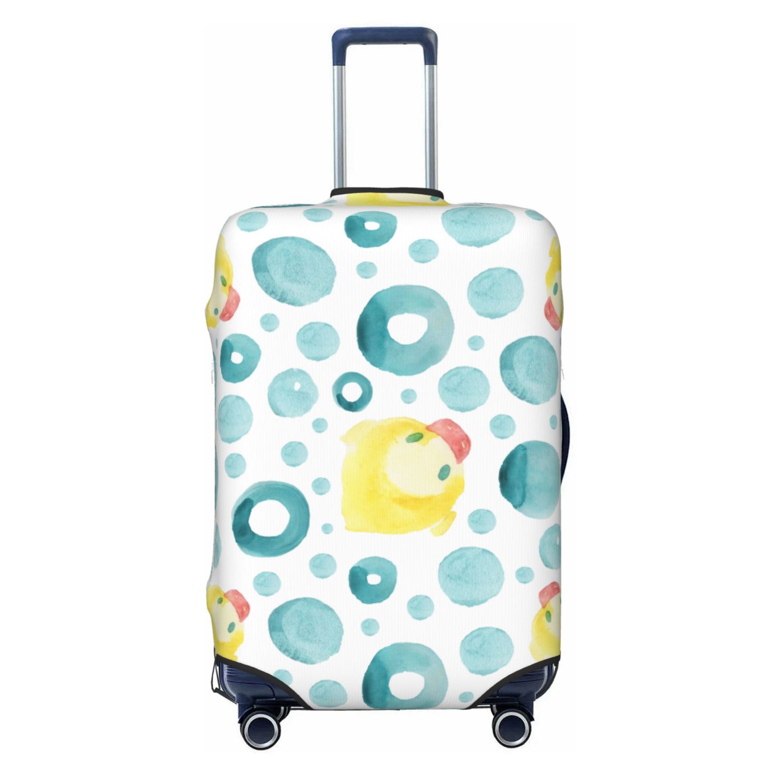 Washable Stretch Polyester Luggage Cover Fits 18-32 Inch Suitcases ...