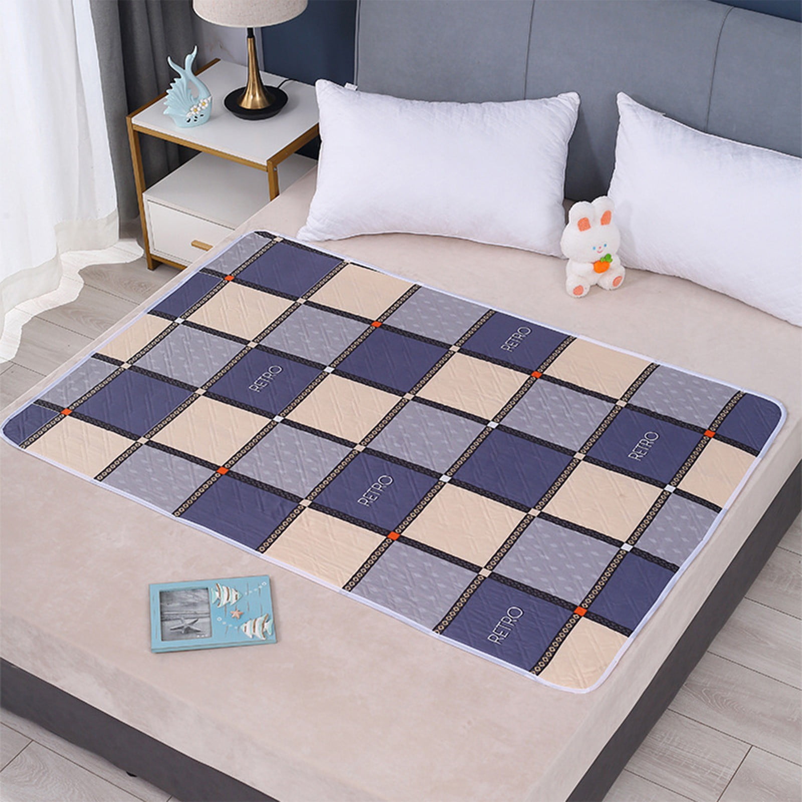 Washable Waterproof Underpads,Large Bed Pad Diaper Mat for Elderly Care ...