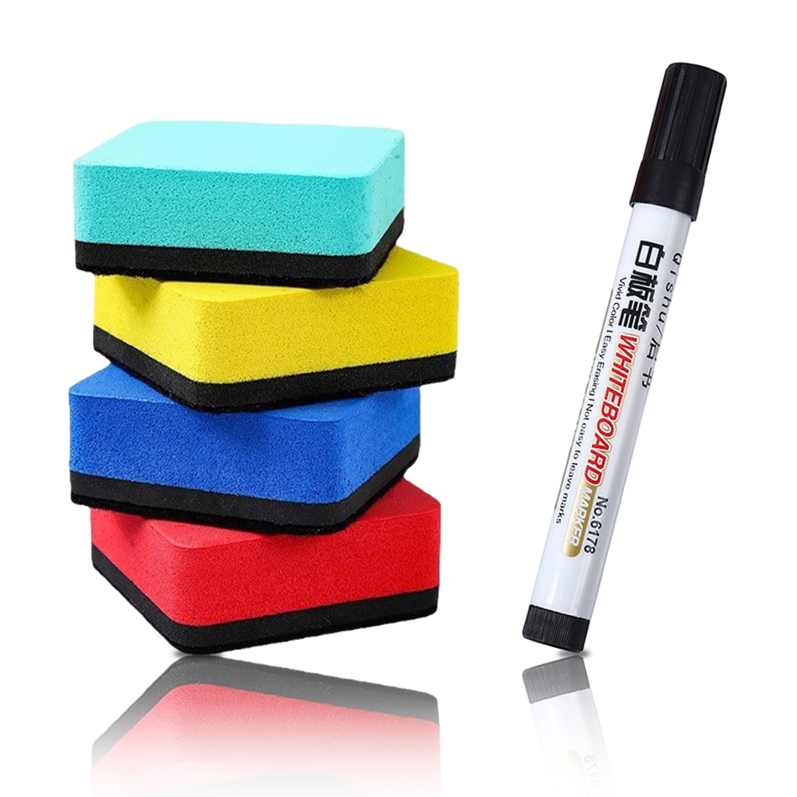 Washable White Board Erasers For Multiple Uses, Reliable Quality Mini Eraser Ensuring Safe Usage ...
