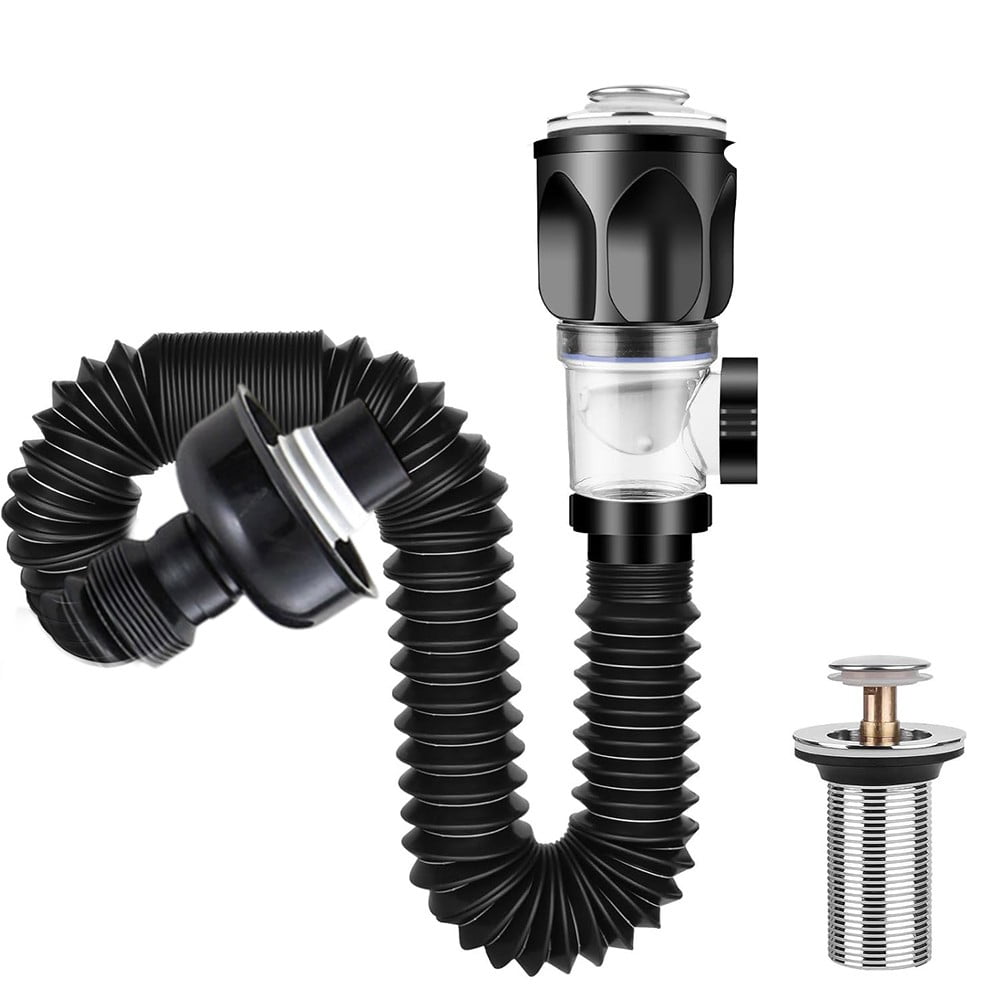 Washbasin Drainage System Siphon With Odorless And Bottom Ball Flexible ...