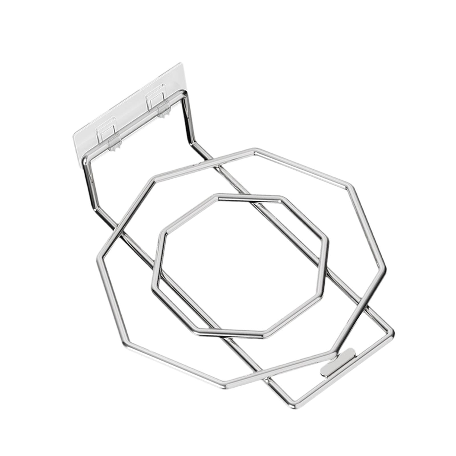 Washbasin Holder Basin Storage Stand Shelf Multipurpose Steel No Drill ...