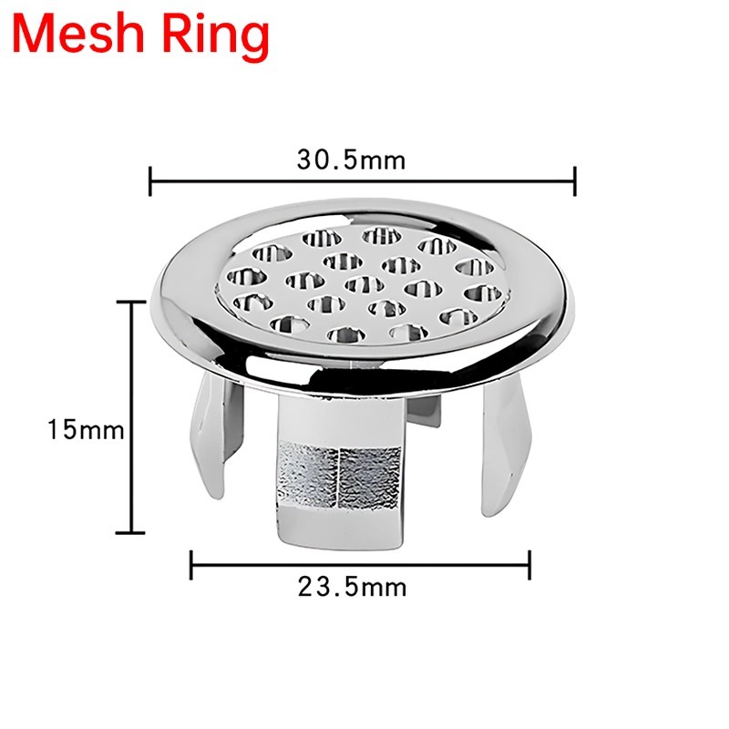 Washbasin Overflow Ring Replacement Bathroom Basin Trim Plastic ...