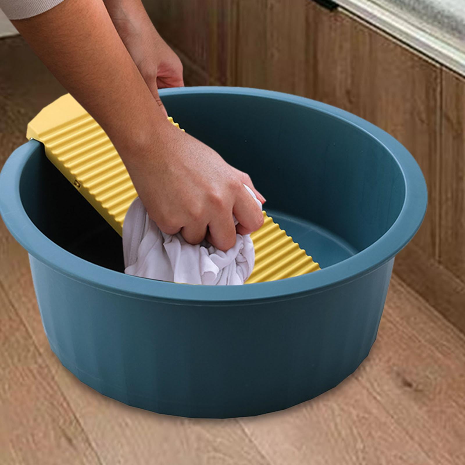 Washboard Basin for Hand Washing Clothes with Integrated Washboard ...